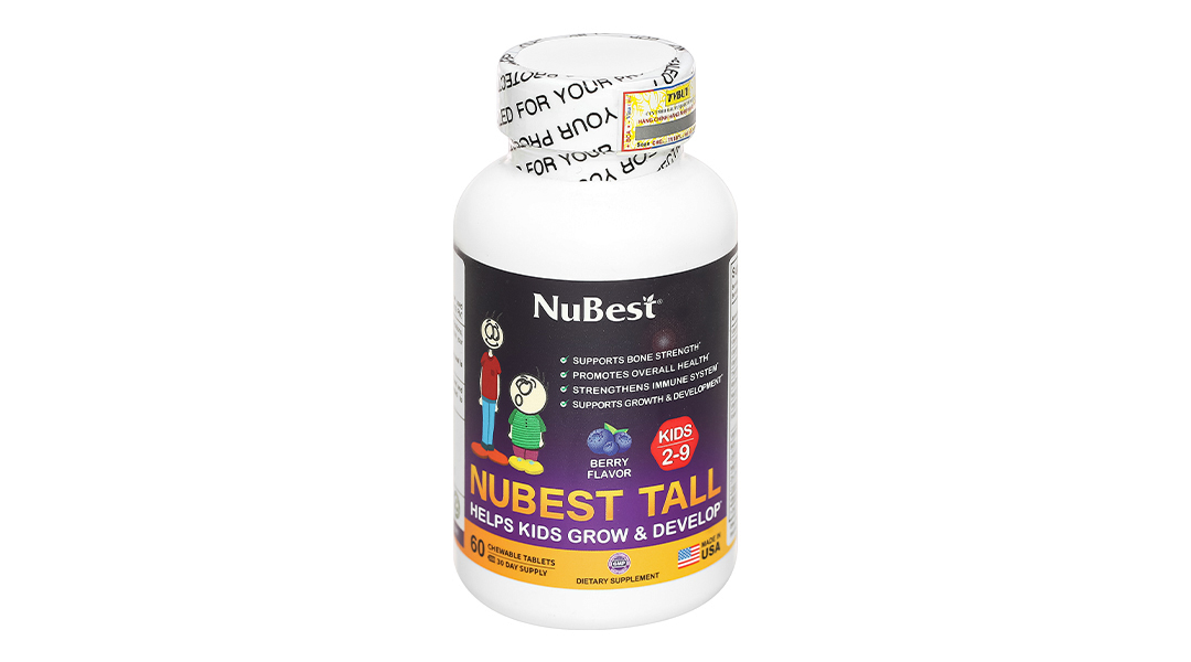 Nubest Tall Kids viên uống hỗ trợ phát triển chiều cao, tăng cường sức ...