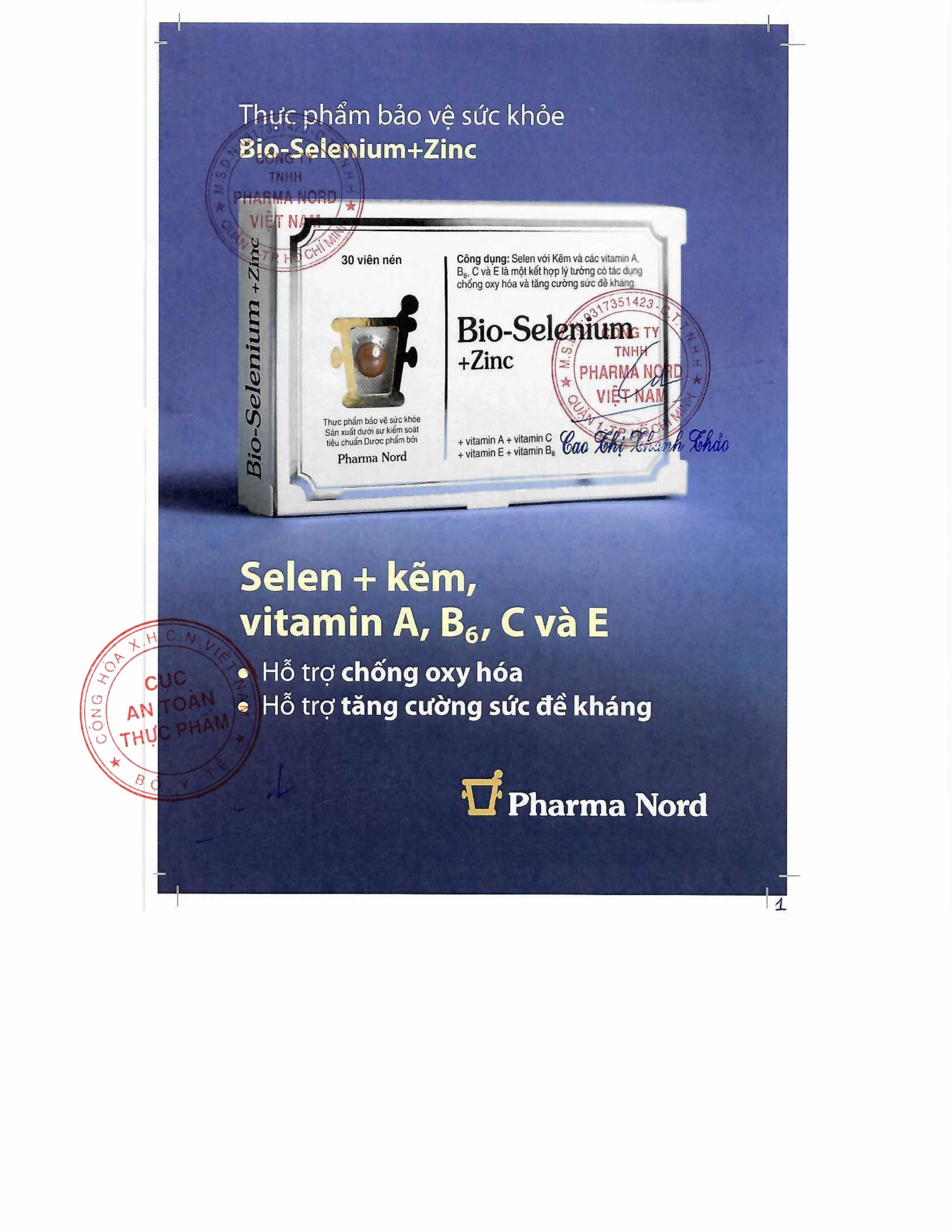 Viên Uống Tăng Đề Kháng Pharma Nord Bio-Selenium hộp 30 viên - 06/2026 ...