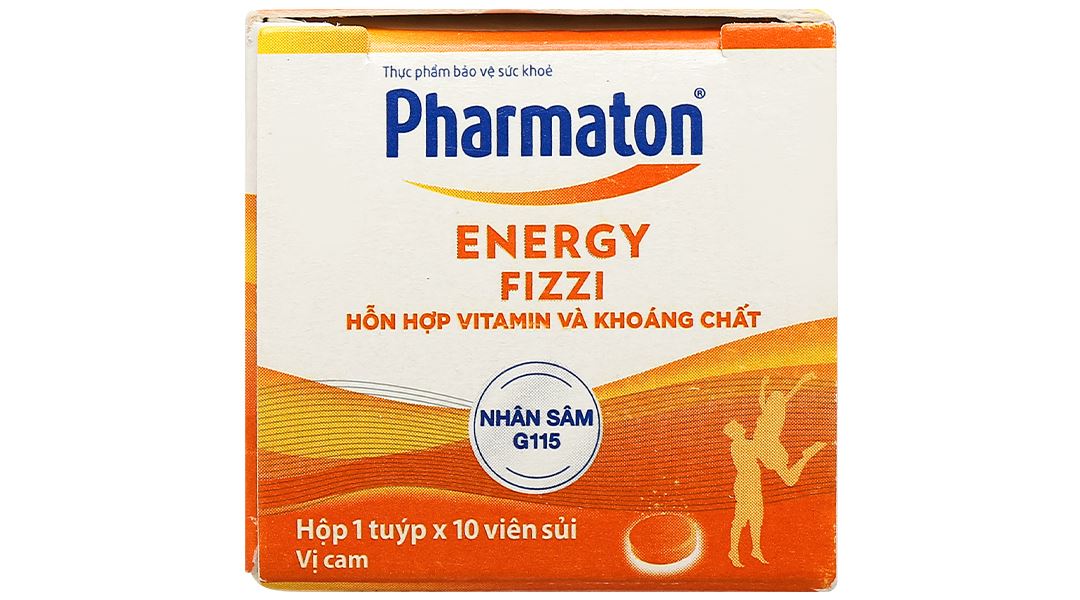 Thực phẩm bảo vệ sức khỏe Pharmaton Energy Fizzi hộp 1 tuýp x 10 viên ...