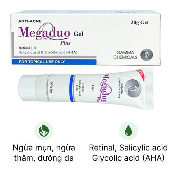 Gel Megaduo Plus ngừa mụn trứng cá, ngừa thâm tuýp 15g - 05/2026 ...