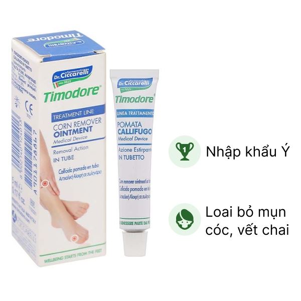Gel loại bỏ mụn cóc, vết chai Dr. CICCARELLI Timodore Tuýp/5ML - 10/ ...