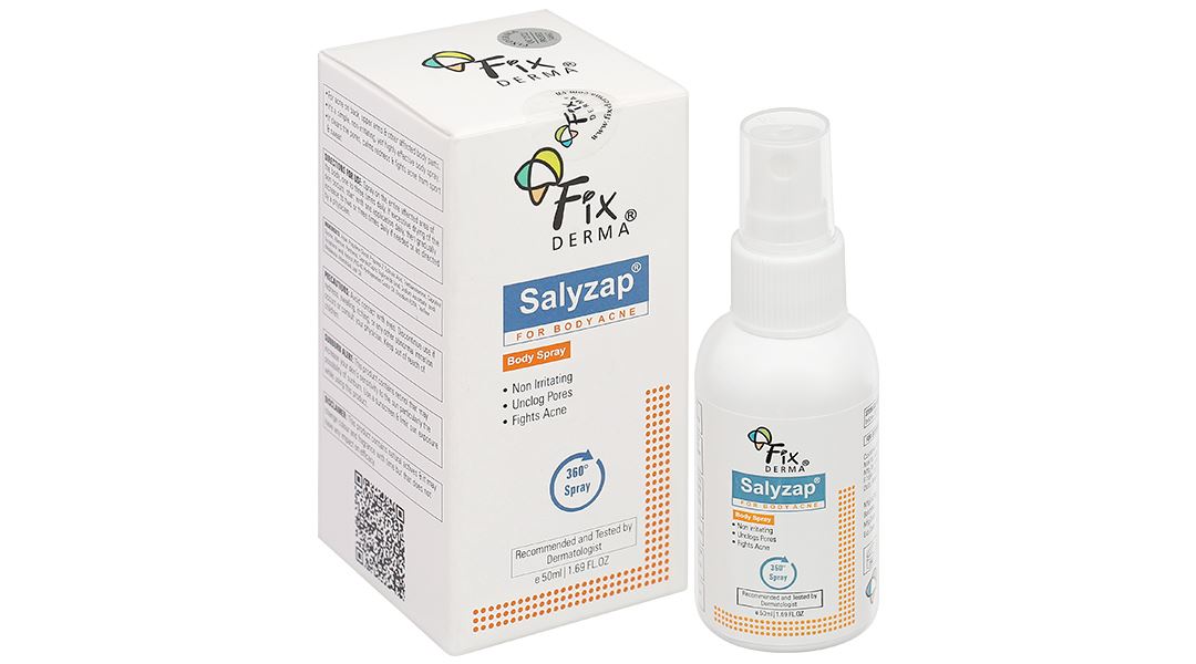Dung dịch xịt Fixderma Salyzap For Body Acne Body Spray giảm mụn cơ thể ...