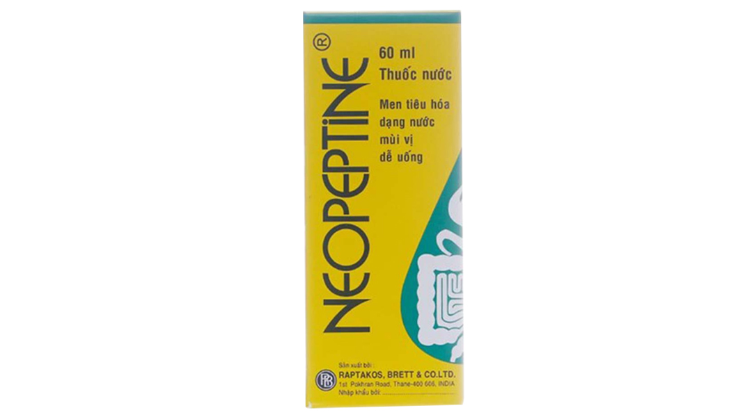 Men tiêu hóa dạng nước Neopeptine trị đầy hơi, khó tiêu chai 60ml - 09/ ...
