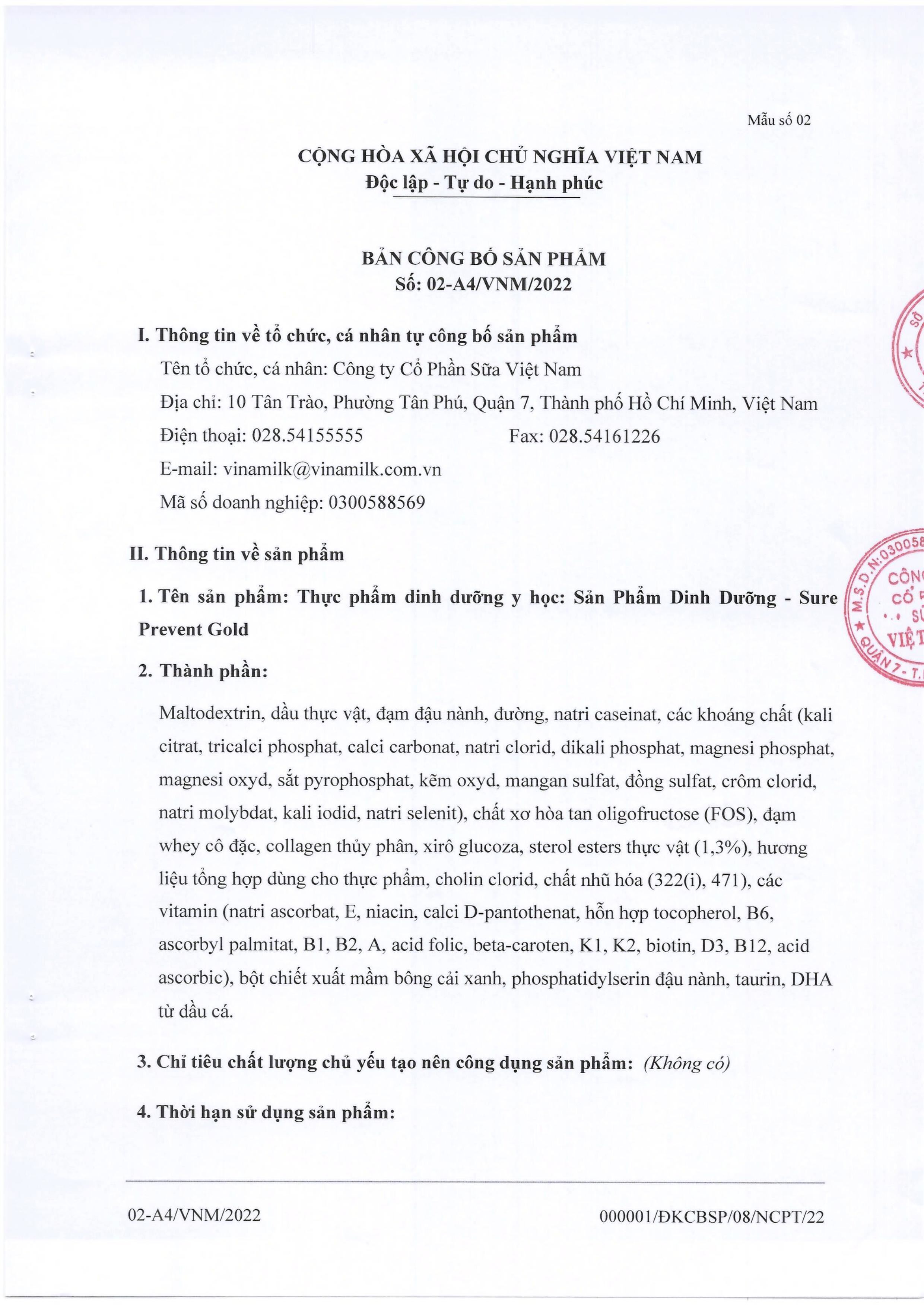 Sữa bột Sure Prevent Gold lon 400g - 01/2026 | nhathuocankhang.com