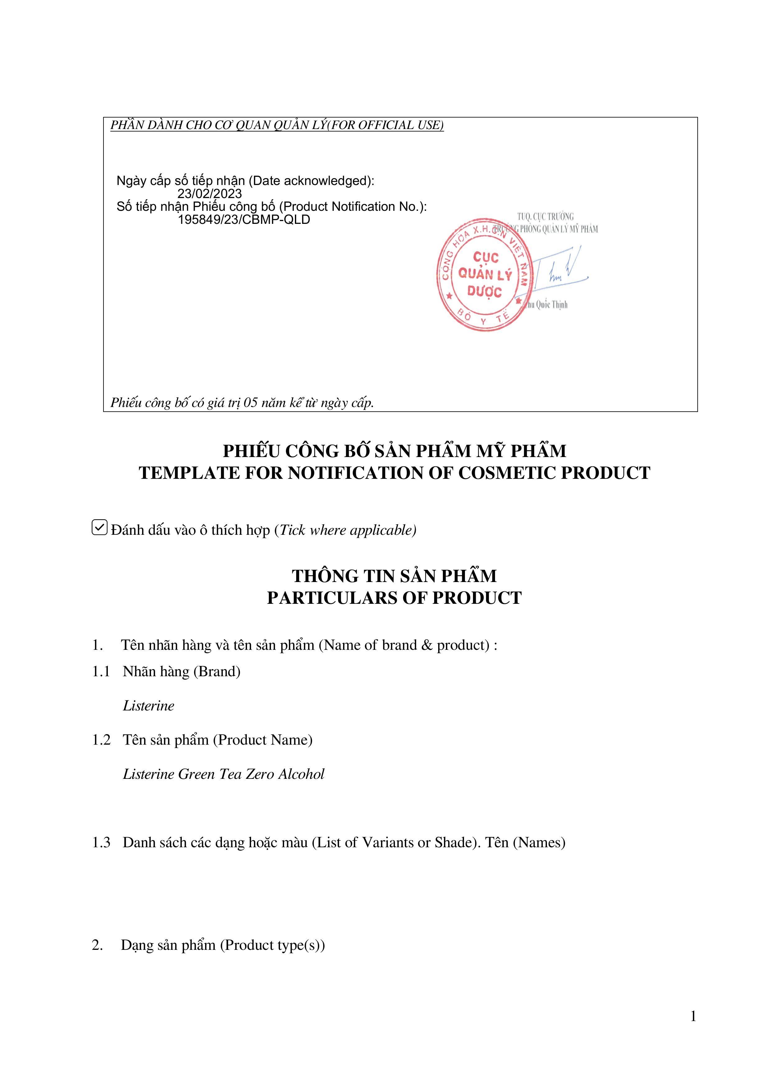 Nước súc miệng Listerine Natural Green Tea không cay ngừa mảng bám chai ...