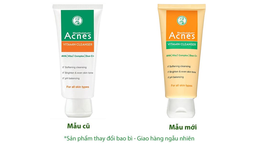 Kem rửa mặt Acnes Vitamin sáng da, mờ sẹo thâm tuýp 100g - 01/2026 ...