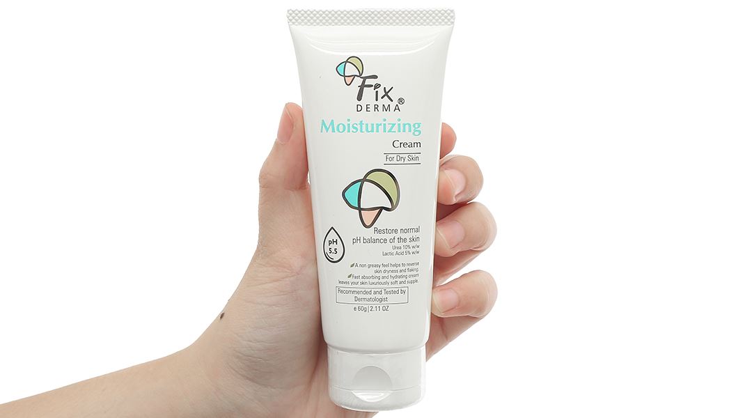 Kem Fixderma Moisturizing giúp giữ ẩm, giảm tình trạng khô và bong tróc ...