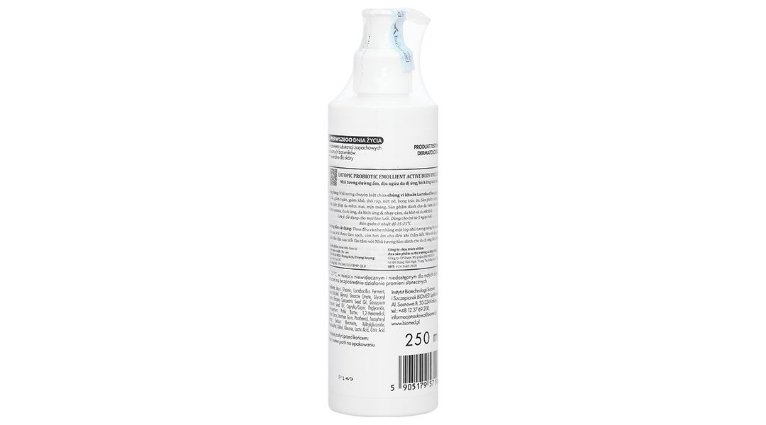 Sữa dưỡng Latopic Probiotic Emollient Active Body Emulsion dưỡng ẩm ...