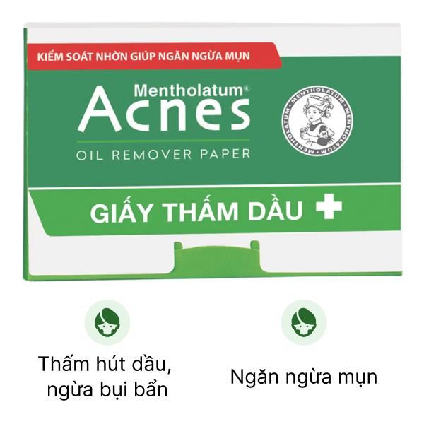 Giấy thấm dầu Acnes hút dầu nhờn trên da gói 100 miếng - 08/2025 ...