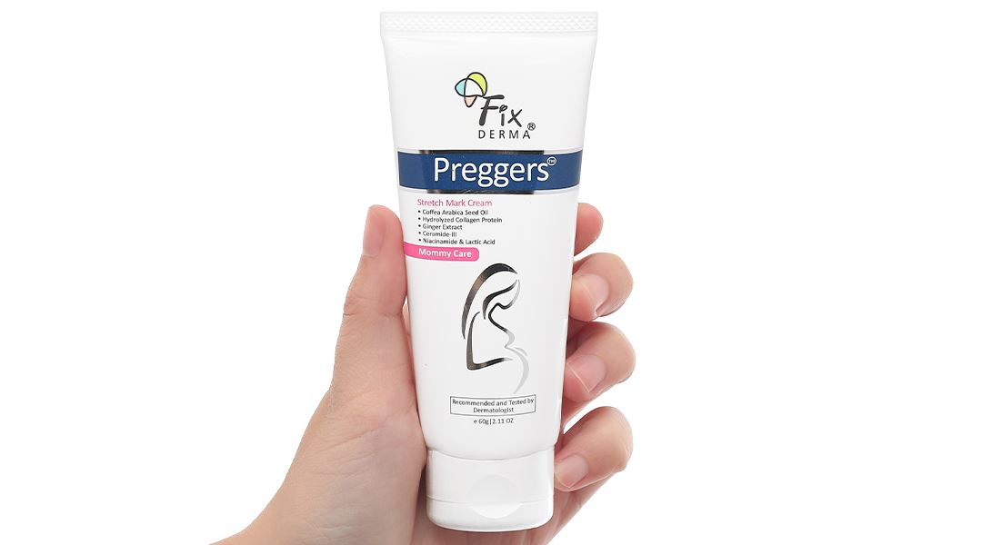 Kem Fixderma Preggers Stretch Mark giúp ngừa rạn da, dưỡng ẩm dành cho ...