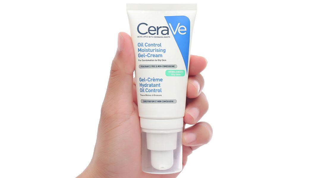 Kem Cerave Oil Control Moisturising Gel-Cream giúp kiểm soát dầu, dưỡng ...