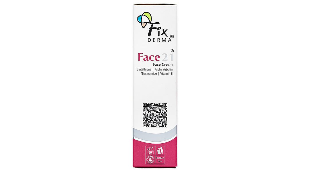 Kem dưỡng ẩm Fixderma Face21 Face Cream giúp da trắng sáng, mịn màng tuýp 50g - 01/2026 ...