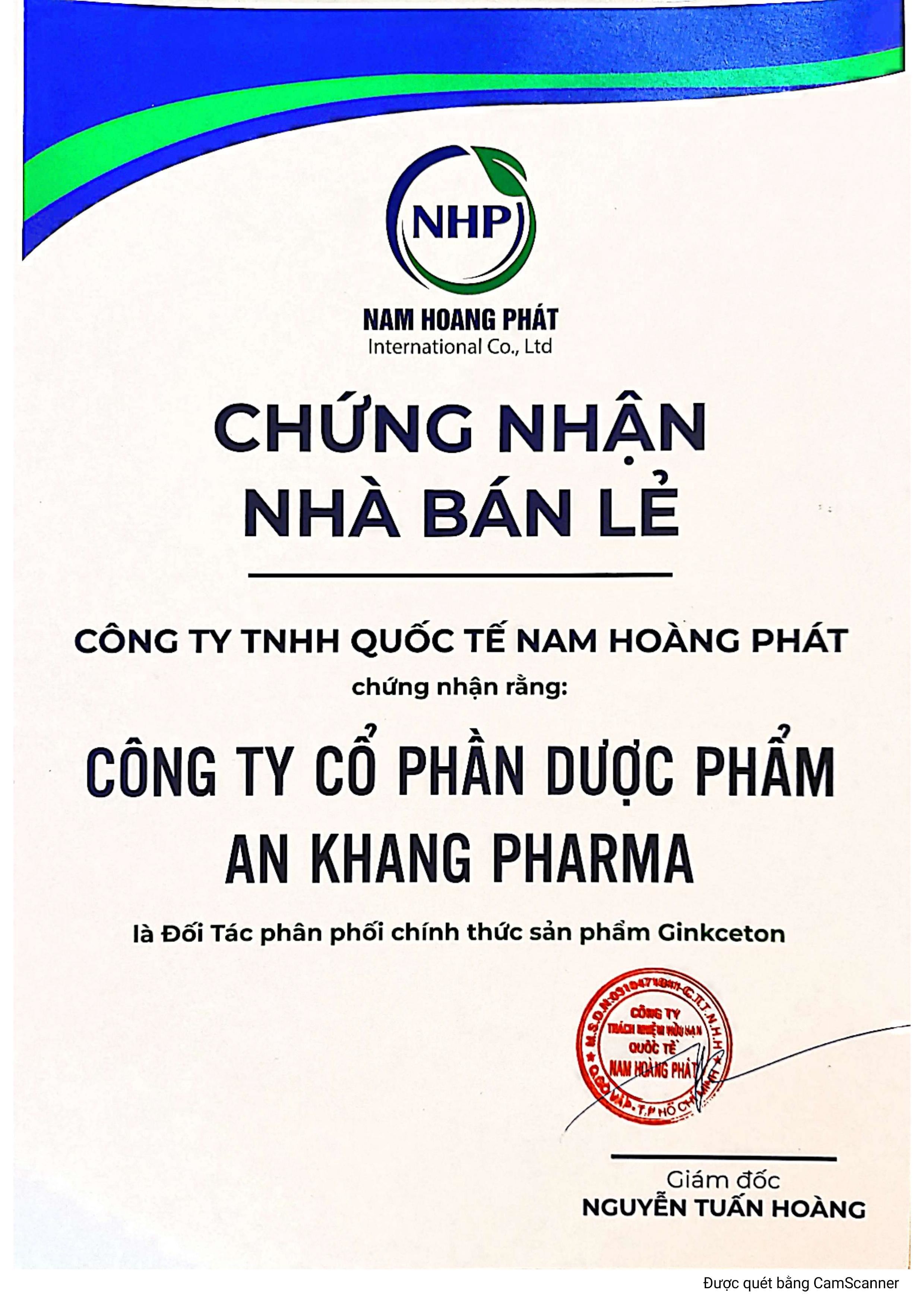 Ginkceton 120Mg hộp 100 viên - 05/2026 | nhathuocankhang.com