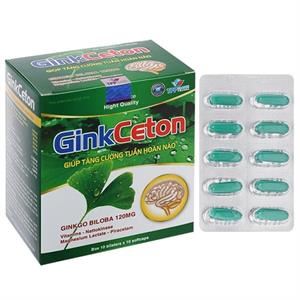 Ginkceton 120Mg hộp 100 viên - 08/2025 | nhathuocankhang.com
