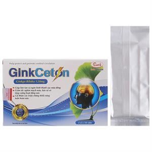 Viên uống hỗ trợ làm tăng tuần hoàn não GinkCeton hộp 30 viên - 05/2026 ...