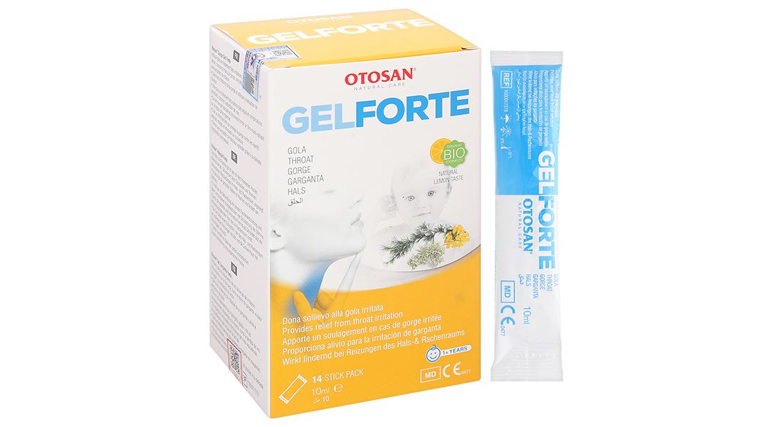 Gel Ngậm Họng Otosan Throat Gel Forte Hộp 14 Gói X 10Ml - 08/2025 ...