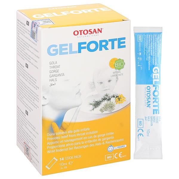 Gel Ngậm Họng Otosan Throat Gel Forte Hộp 14 Gói X 10Ml - 08/2025 ...