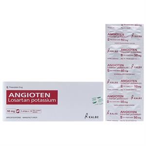 Angioten 50mg trị tăng huyết áp (3 vỉ x 10 viên) - 02/2025 ...