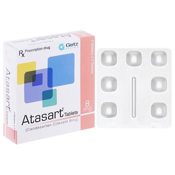 Atasart Tablets 16mg trị tăng huyết áp (4 vỉ x 7 viên) - 09/2025 ...