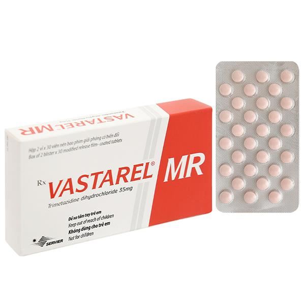 Vastarel OD 80mg hỗ trợ điều trị đau thắt ngực ổn định (3 vỉ x 10 viên ...