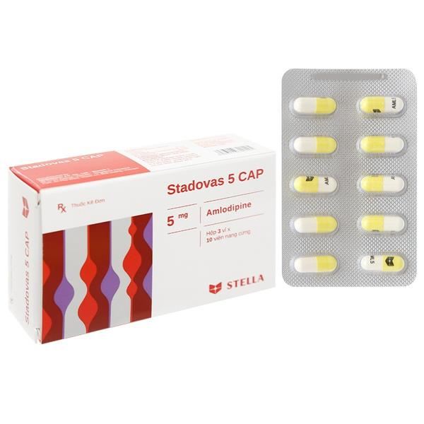 Thuốc Amlodipin 5mg Domesco trị tăng huyết áp, đau thắt ngực - 12/2025 ...