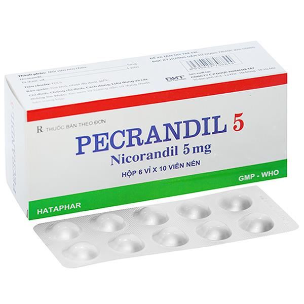 Nicomen Tablets 5mg trị đau thắt ngực (10 vỉ x 10 viên) - 01/2026 ...