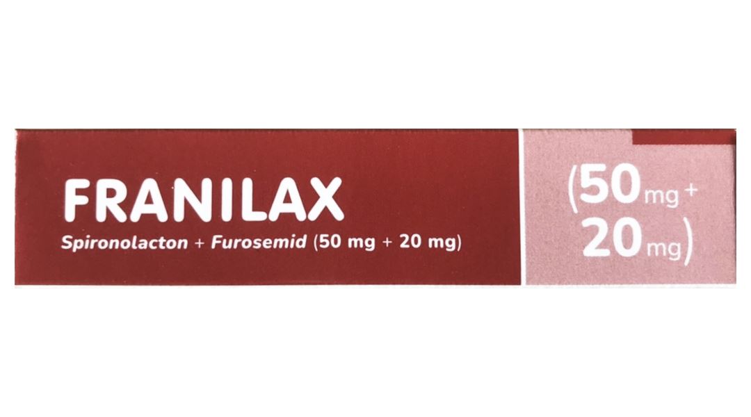 Franilax trị phù, tăng huyết áp (3 vỉ x 10 viên) - 08/2025 ...