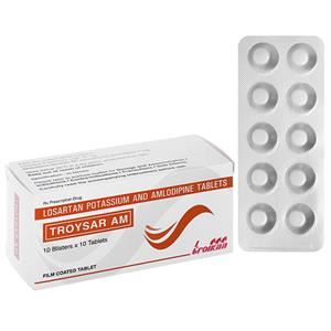 Thuốc Troysar AM trị tăng huyết áp, đau thắt ngực - 02/2025 ...