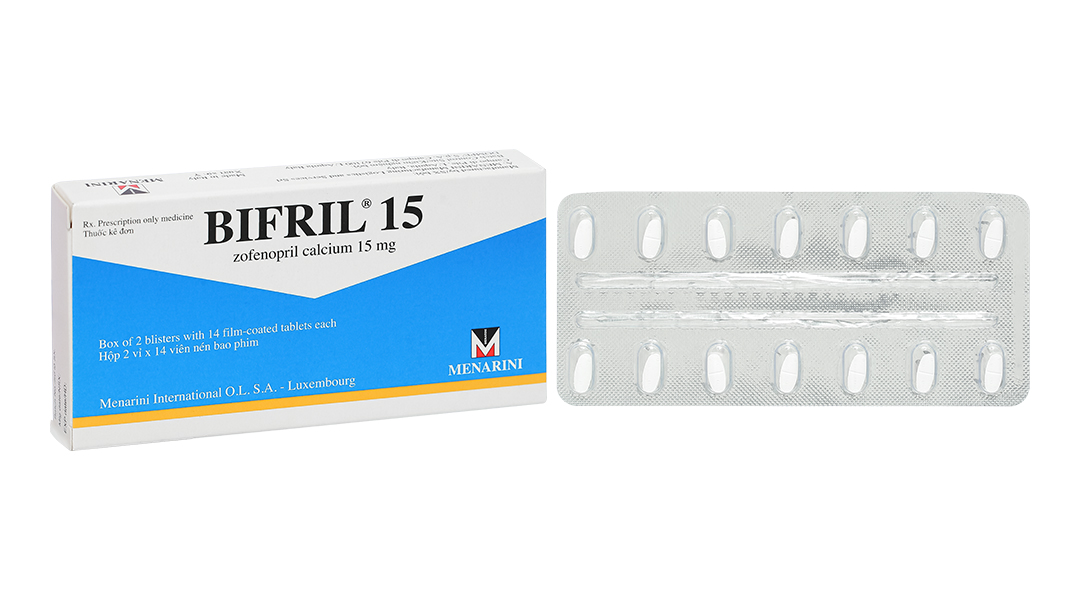 Bifril 15 điều trị tăng huyết áp, nhồi máu cơ tim (2 vỉ x 14 viên) - 09 ...