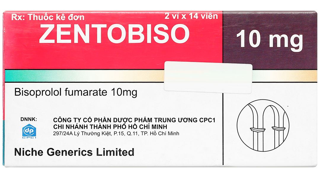 Thuốc Zentobiso 10mg trị suy tim mãn tính ổn định - 09/2025 ...
