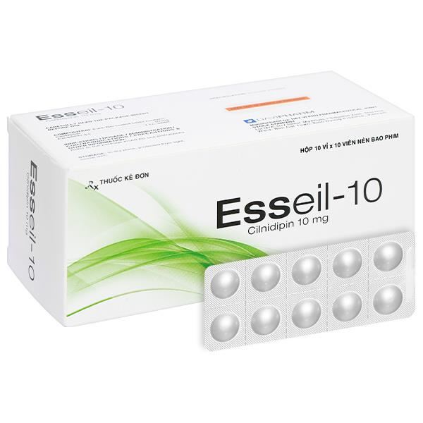 Esseil-10 chỉ định trong điều trị tăng huyết áp (10 vỉ x 10 viên) - 10/ ...