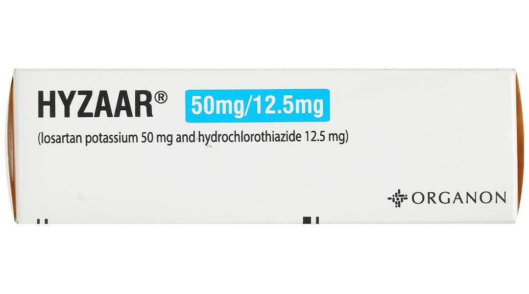 Hyzaar 50/12.5mg trị tăng huyết áp (2 vỉ x 14 viên) - 08/2025 ...