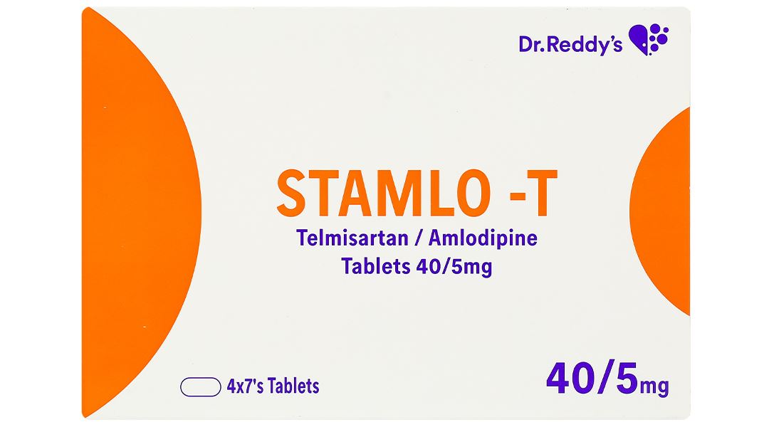 Stamlo-T 40/5mg điều trị tăng huyết áp vô căn (4 vỉ x 7 viên) - 10/2025 ...