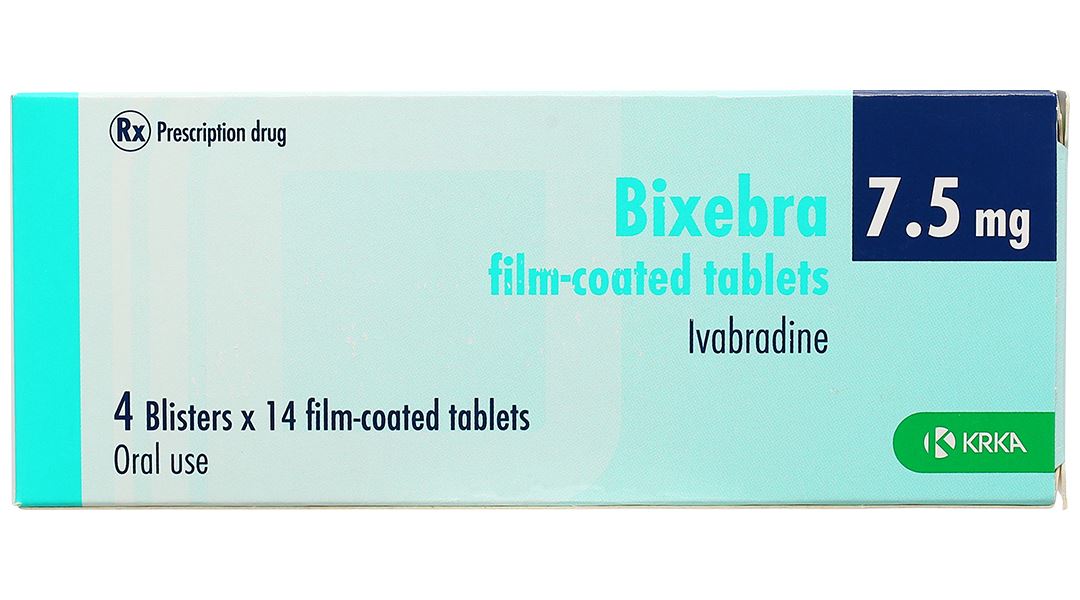 Bixebra 7.5mg điều trị triệu chứng đau thắt ngực ổn định mạn tính (4 vỉ ...