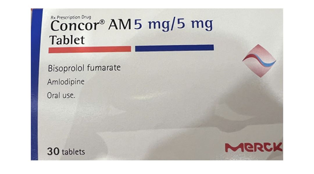Concor AM 5mg/5mg điều trị tăng huyết áp (3 vỉ x 10 viên) - 12/2025 ...