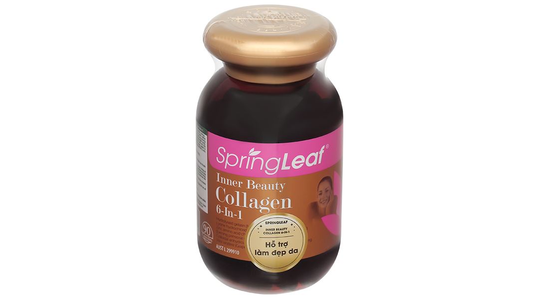 Viên uống bổ sung Collagen SpringLeaf Inner Beauty Collagen 6-in-1 lọ ...