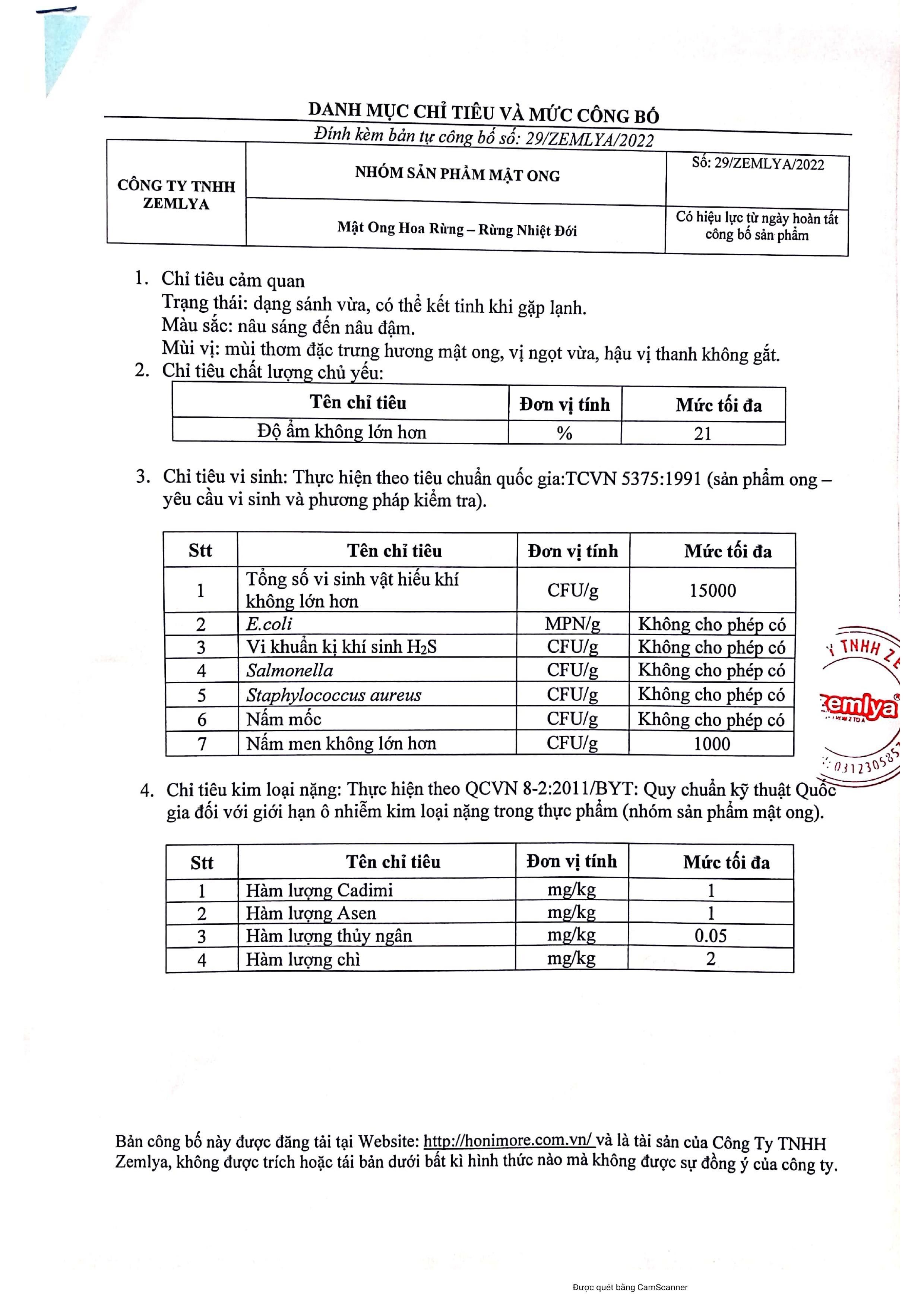 Mật Ong Hoa Rừng - Rừng Nhiệt Đới Zemlya 360G - 10/2025 | nhathuocankhang.com