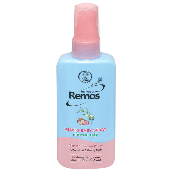 Xịt chống muỗi Remos Baby Spray hương khuynh diệp cho bé chai 70ml - 01 ...