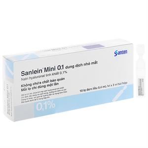 Dung dịch nhỏ mắt Sanlein 0.1% trị rối loạn biểu mô kết-giác mạc lọ 5ml ...