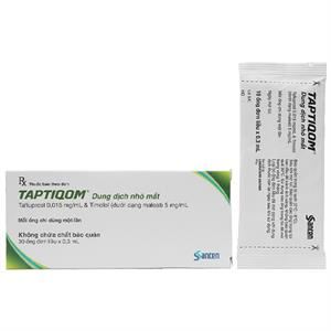 Dung dịch nhỏ mắt Taptiqom trị tăng nhãn áp (30 ống x 0.3ml) - 02/2025 ...