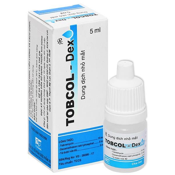 Dung dịch nhỏ mắt Tovidex điều trị những trường hợp mắt bị viêm chai ...