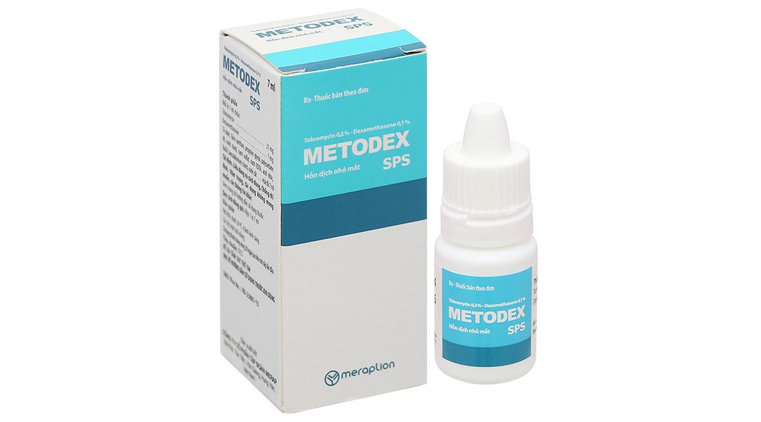 Thuốc nhỏ mắt Metodex SPS 0.3%/0.1% trị viêm mắt có đáp ứng steroid ...