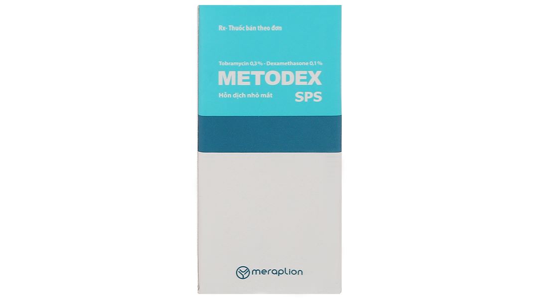 Thuốc nhỏ mắt Metodex SPS 0.3%/0.1% trị viêm mắt có đáp ứng steroid ...