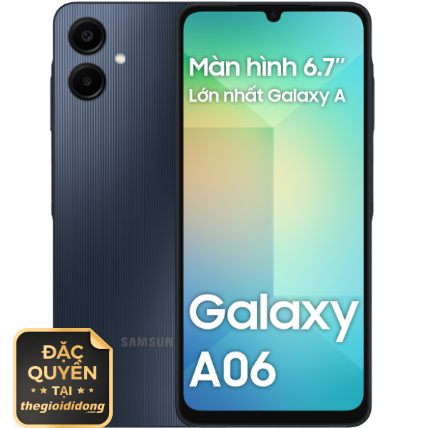 Samsung Galaxy A06 4GB/64GB - Chính hãng, giá tốt, có trả góp