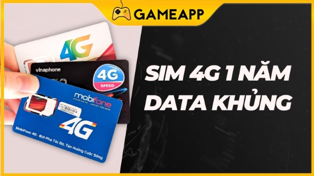 Tổng hợp các gói sim data 4G data khủng, chu kỳ dài lên đến 1 năm