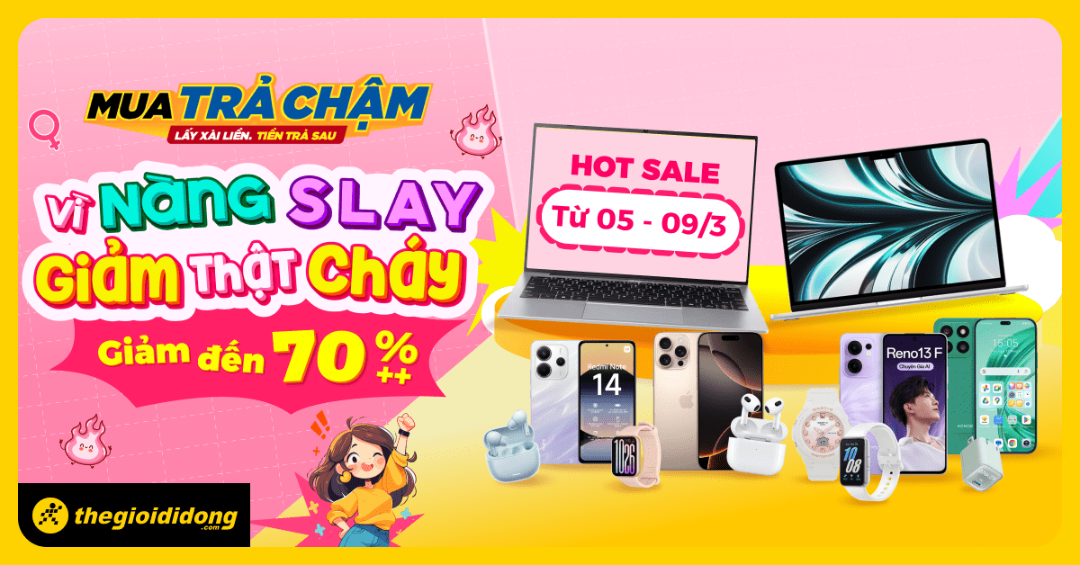 8/3 Giảm Thật Cháy - Giảm Đến 70%++