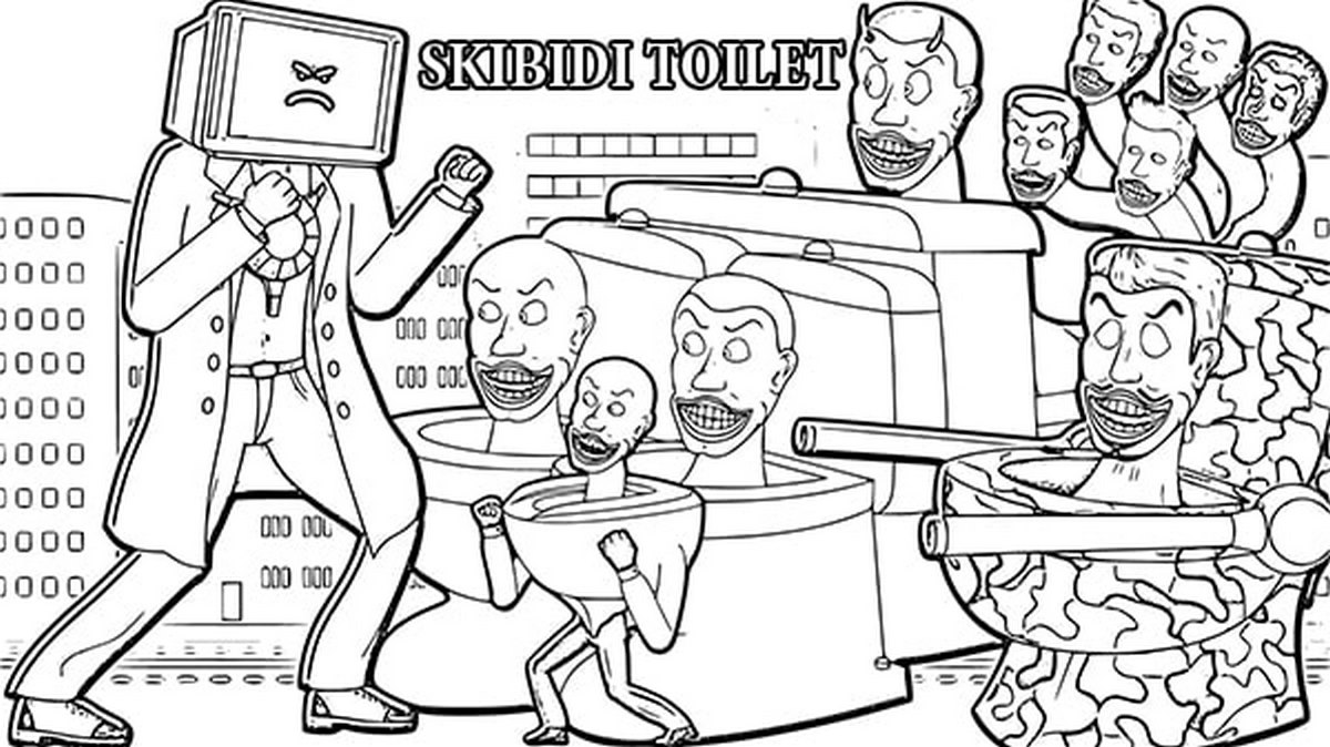 100+ tranh tô màu cameraman đẹp, sáng tạo dành cho bé