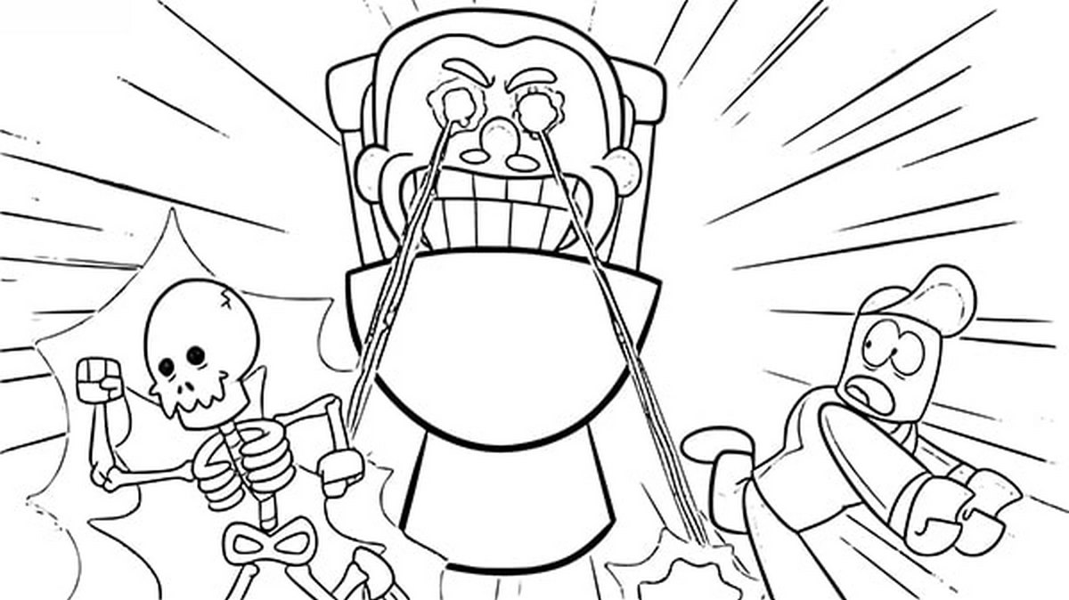 100+ tranh tô màu cameraman đẹp, sáng tạo dành cho bé