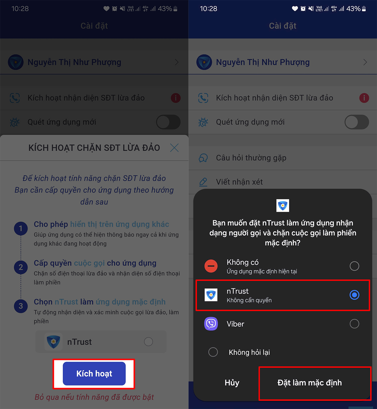 Hướng dẫn cách chặn số điện thoại lừa đảo bằng nTrust siêu nhanh