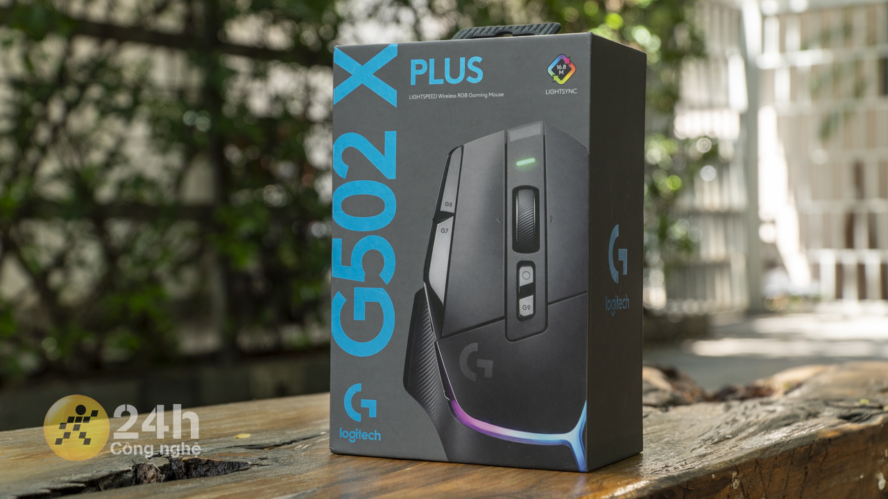 Trên tay Logitech G502 X Plus: Thiết kế đẹp, gọn nhẹ, nhiều tính năng